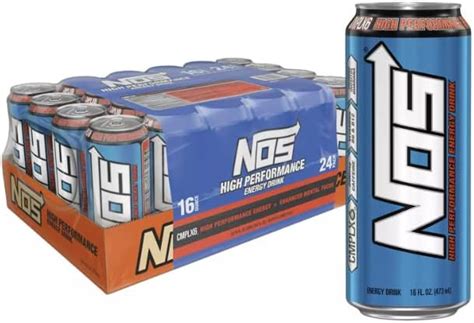 Nos Original High Performance Energy Drink 16 Fl Oz Pack