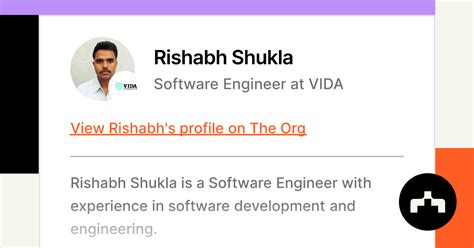 Rishabh Shukla Software Engineer At Vida The Org