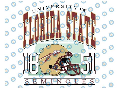 Florida Ets 1851 State Football Team Svg Florida State Png Inspire
