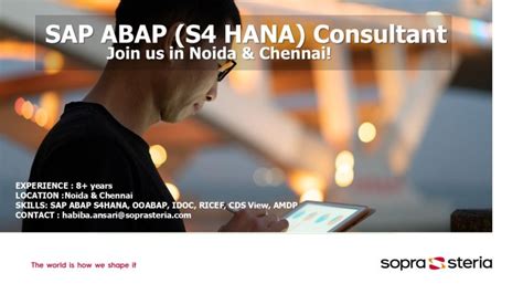 Hiring Sapabap S4hana Sapjobs Careeropportunity Habiba Ansari