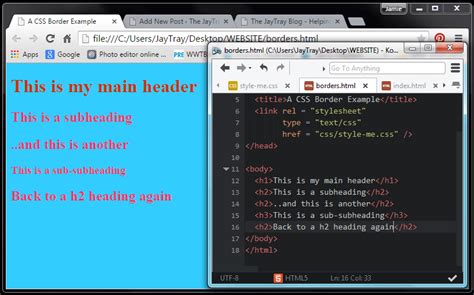 Css Border The Jaytray Blog