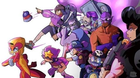 Pin By Por Que On Brawl Stars Star Art Brawl Battle Star