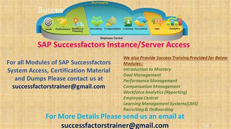 Sap Successfactors System Instance Access Youtube