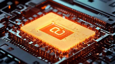 Introducing The Hightech Microprocessor With Illuminated Circuitry Designed For Future