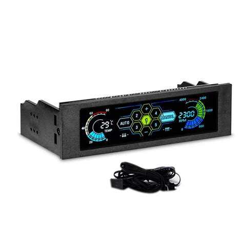 Coolhood Fan Controller For Pc Chassis Fan Speed Adjuster 5 Cooling