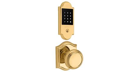 Baldwin 8235zwxpstratar003 Boulder Touchscreen Electronic Deadbolt With Z Wave Technology And
