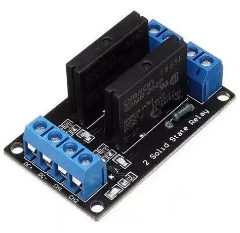 Módulo Relé Estado Sólido 2 Canais 5v Ssr Para Arduino Nfe Mercadolivre