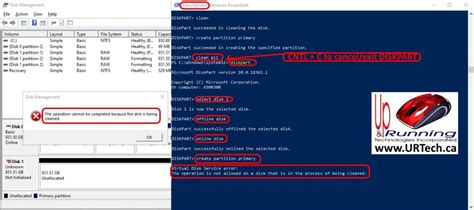 solved how to stop a clean all command in diskpart up and running inc