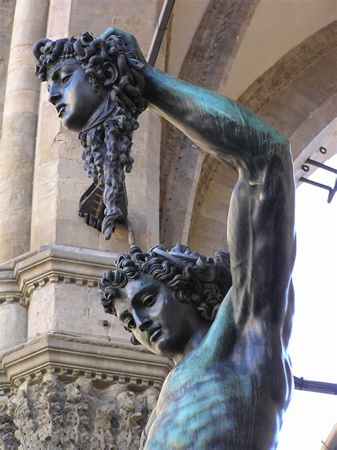 Statue Of Perseus By Benvenuto Cellini One Of The Most Famous Statues Of Piazza Della Signoria