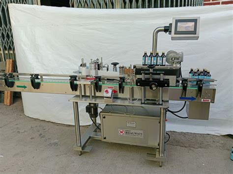Wrap Around Labelling Machine Round Bottle Labelling Machine Shree Bhagwati Pharma Machinery