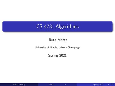 Cs 473 Algorithms Lecture 12 Lecture Notes Algorithms And