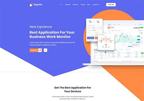 应用程序产品展示产品推广企业单页网站html网页模板云部落资源网