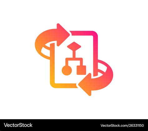 Technical Algorithm Icon Project Documentation Vector Image