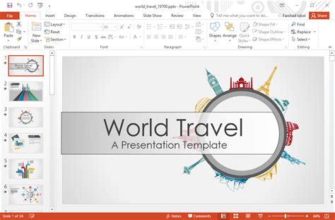 Шаблоны для презентаций Powerpoint туризм Фото подборки 2