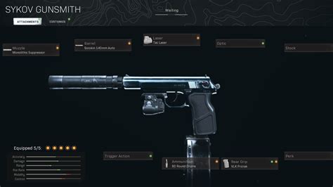 Best Sykov Warzone Loadout Top Builds For This Handgun Pc Gamer
