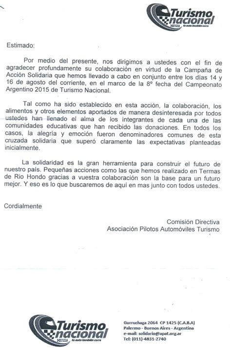 C C Modelo De Carta Formal Carta De Agradecimiento De Patricia My Xxx Hot Girl