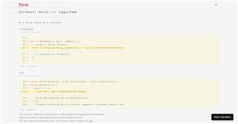 Scichart Examples Codesandbox