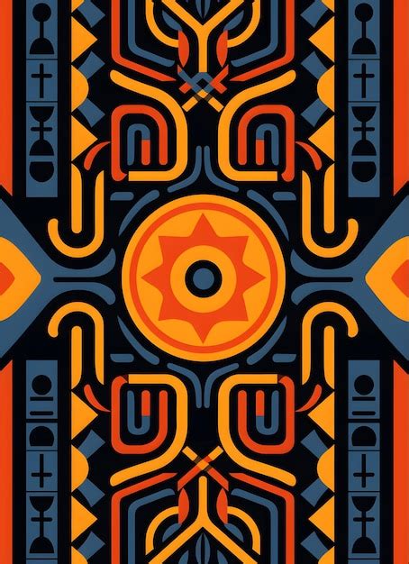 Premium Ai Image African Pattern