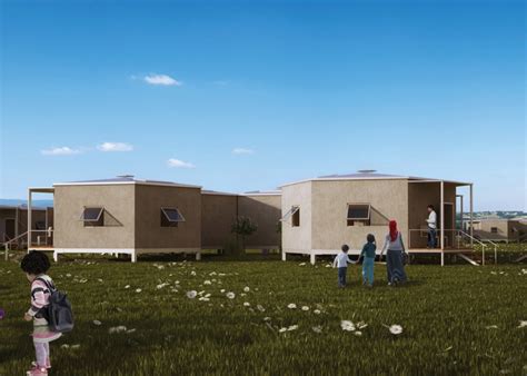 Architects For Society Creates Low Cost Hexagon Refugee Houses