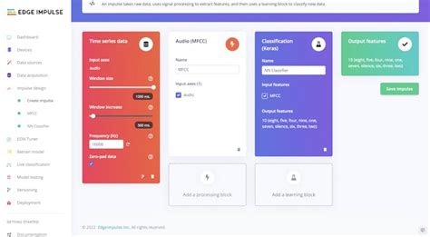 Building A Spoken Digit Recognition Model With Edge Impulse 3 Steps Instructables