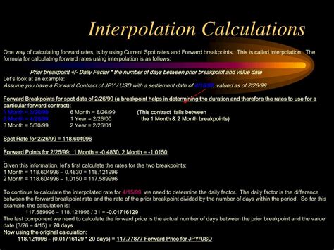 Ppt Interpolation Calculations Powerpoint Presentation Free Download