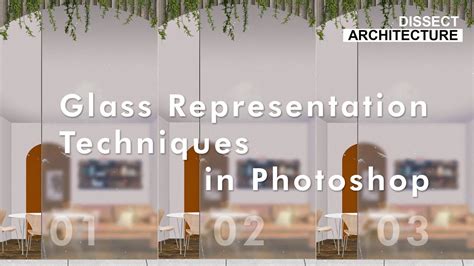 How To Make Glass In Photoshop 3 Glass Render Effects In Photoshop