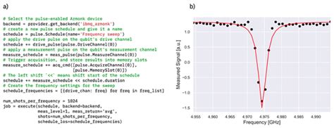 A Commented Code Associated With Running A Job On Ibms Ibmq Armonk