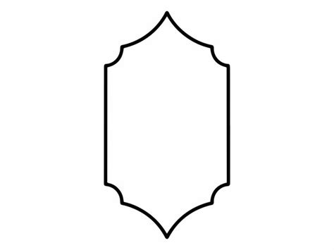 이슬람 프레임 배경 흑백 프리미엄 벡터