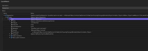 C Maui App Crashes While Not Debugging Invalidcastexception For Textcolor Stack Overflow