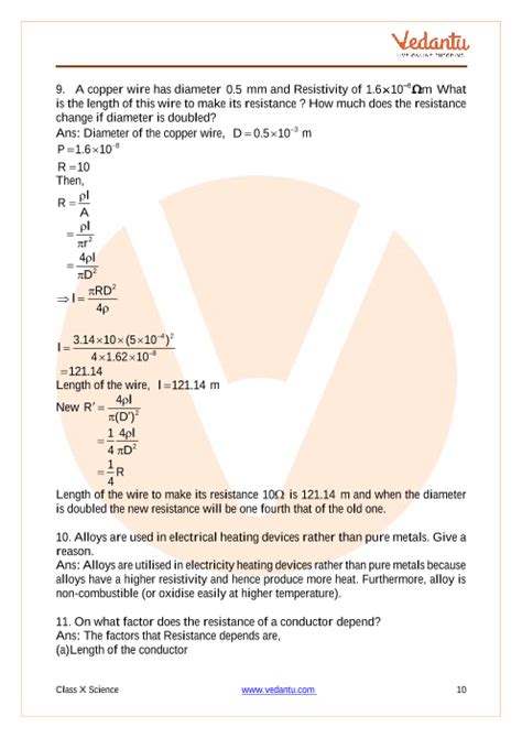 SOLUTION Important Questions For Cbse Class 10 Science