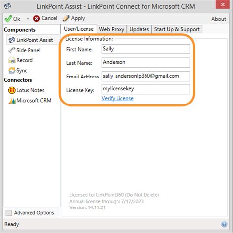 Configuring LinkPoint Assist IBM Notes MS Dynamics CRM Knowledge Base LinkPoint