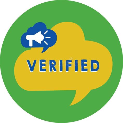 Word Writing Text Verified Business Concept For Make Sure Or Demonstrate Something Is True