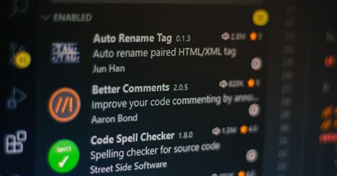 網頁開發 Vs Code 常用套件整理 Logan 的隨手筆記