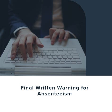 Final Written Warning Absenteeism Letter Template Yellowconsulting