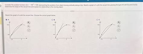 solved consider the position function s t 16t2 108t