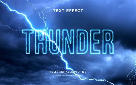Premium Psd Weather Text Effect