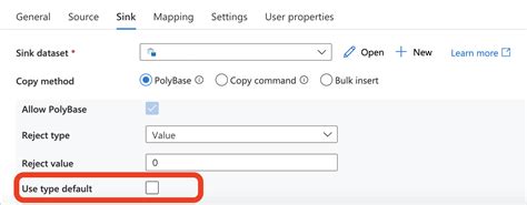 How To Convert `null` In Azure Data Factory Copy Activity With Polybase