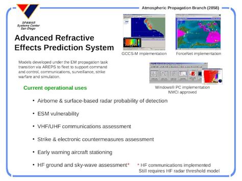 Ppt Atmospheric Propagation Branch 2858 Advanced Refractive Effects