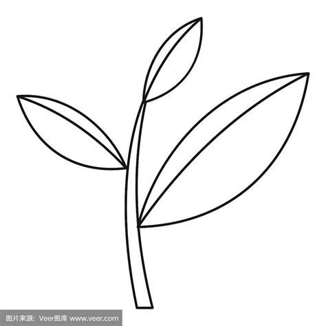 茶叶的简笔画 茶叶的简笔画图片 苗苗知道