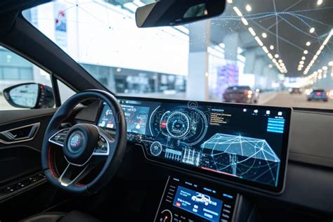 Futuristic Hud Display And Ai Interface Virtual Reality Security And Communication In