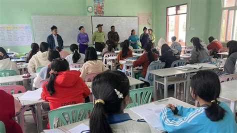 မိုင်းယောင်းမြို့၌ တက္ကသိုလ်ဝင်တန်းစာမေးပွဲ အောင်ချက်မြင့်မားရေး ဆောင်ရွက် Information And