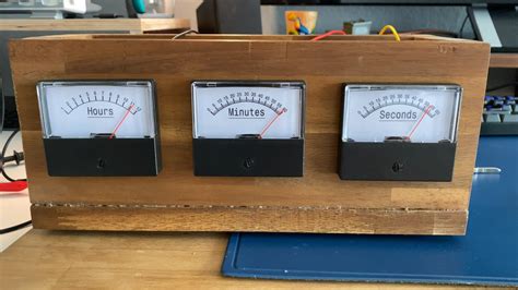 my voltmeter clock driven by an esp8266 r arduino