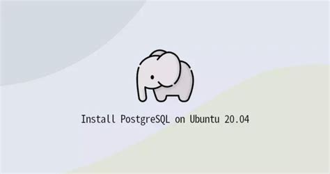 如何在ubuntu 2004安装postgresql Myfreax