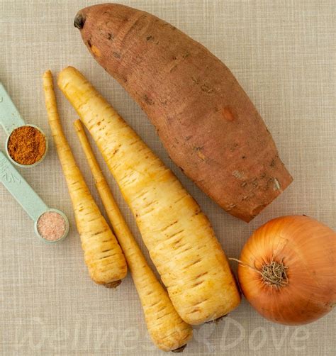 Curried Sweet Potato Parsnip Vegan Soup Wellnessdove