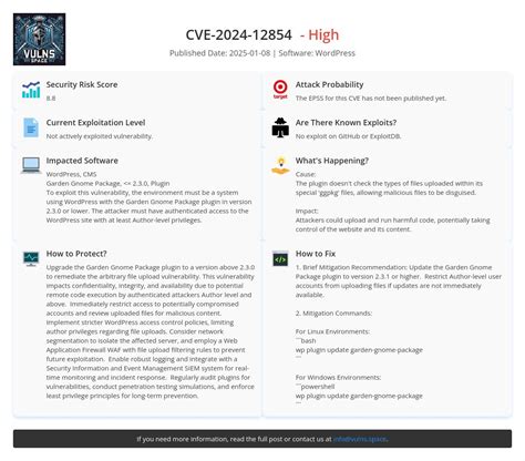 Vulnsspace On Linkedin Cve Cybersecurity Infosec Vulnerability Technews Ai Automation