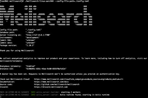 Meilisearch在linux下的安装和部署