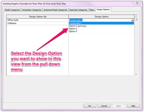 What Is Design Options Learning Revit