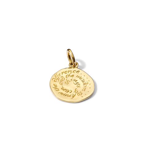 Serenity Prayer Gold Quote Pendant Cassandra Goad