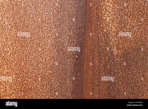 Detailed Close Up Surface Of Rusty Metal And Steel With Lots Of