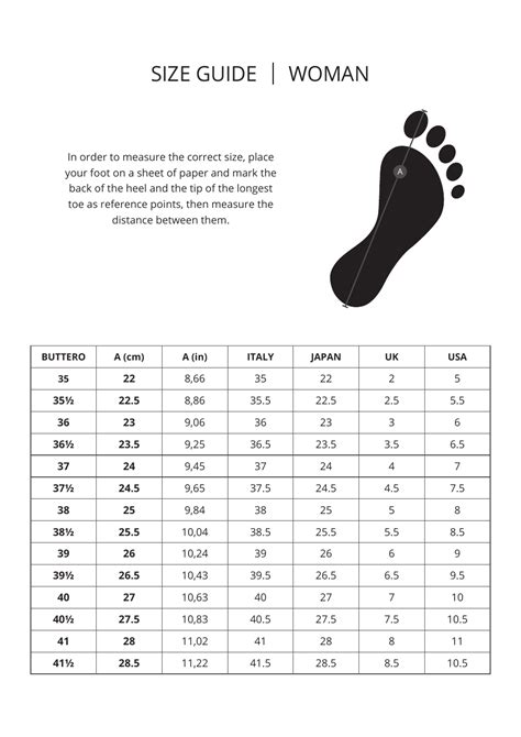 Foot Sizing Chart Download Printable Pdf Templateroller